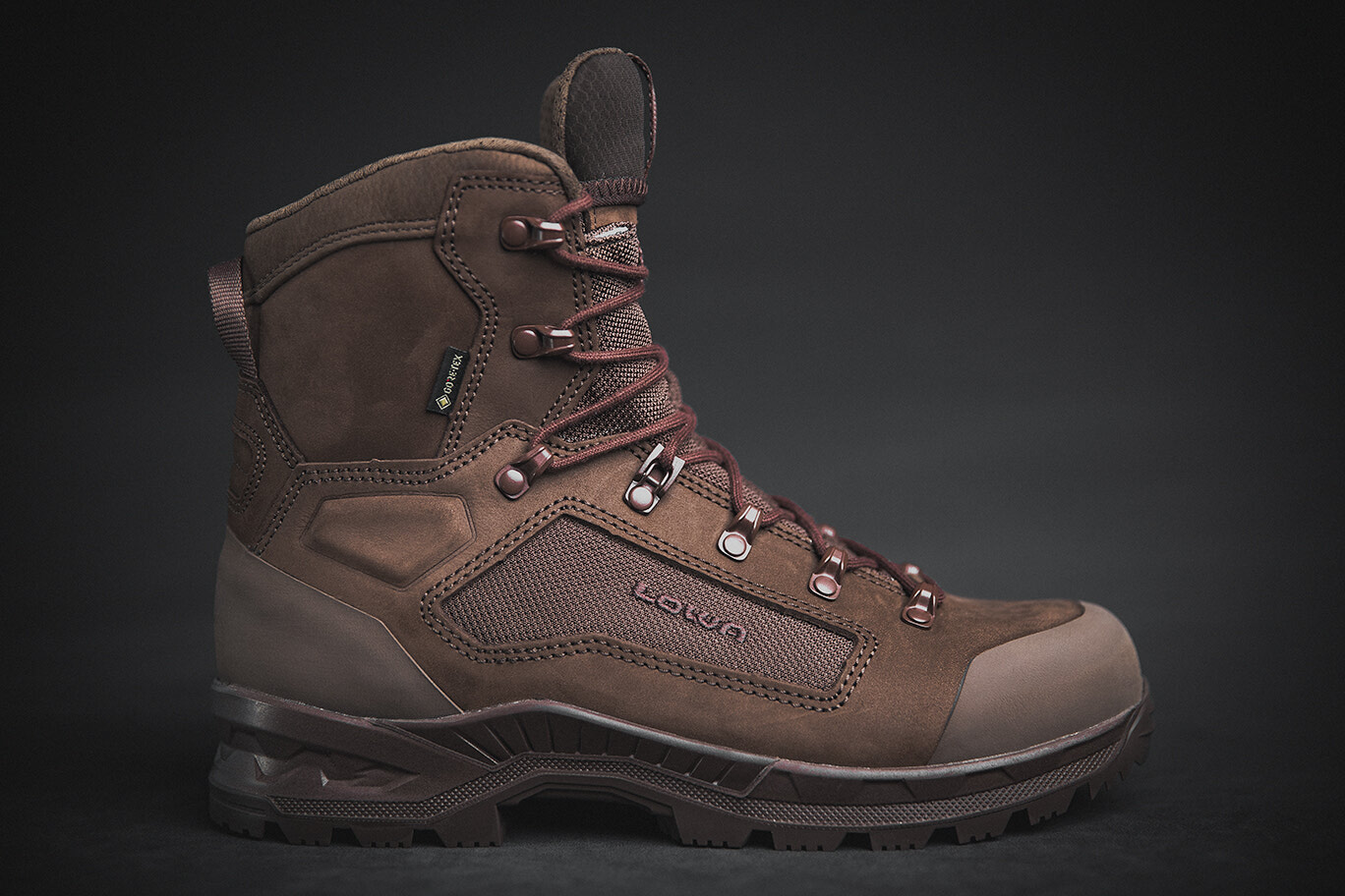 LOWA Breacher N GTX MID – Dark Brown Tactical & Outdoor Boot | LOF Defence