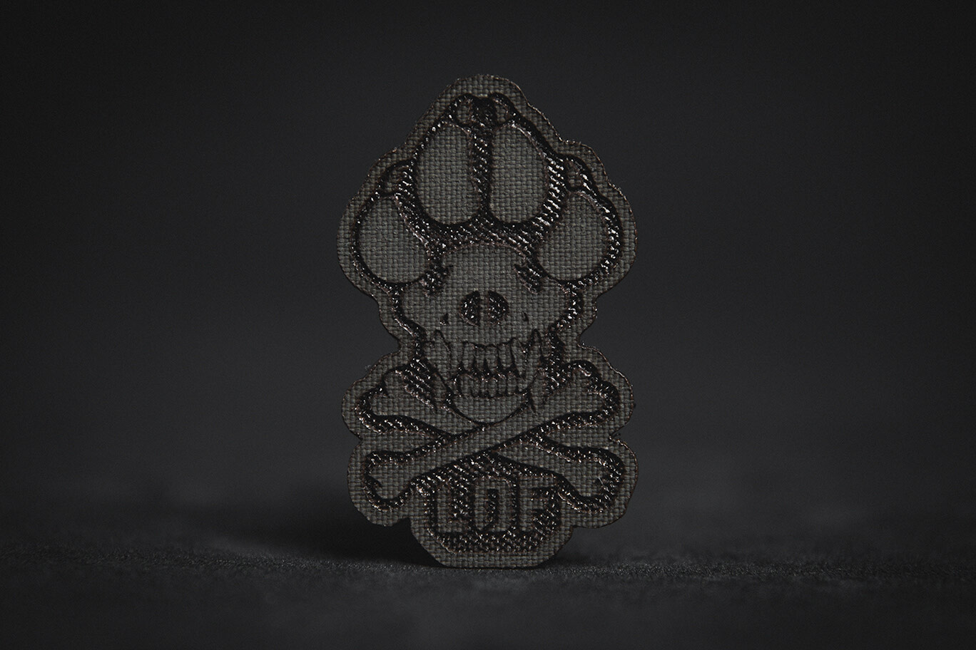 K9 Skull & Bones Morale Patch – Battle Worn | LOF Defence