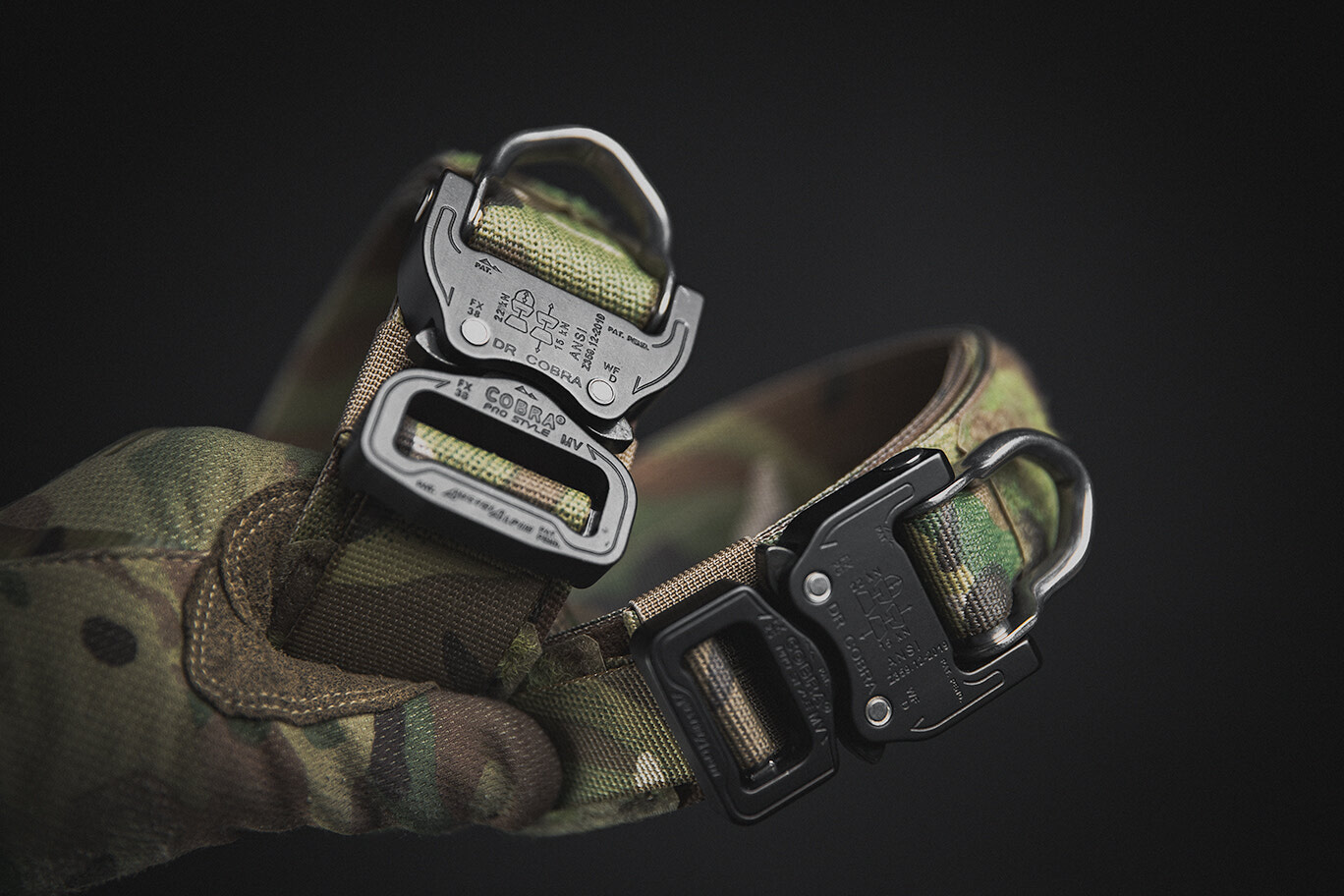 K9 Sentry Pro - Tactical Dog Collar COBRA® V-Ring Buckle | LOF Defence
