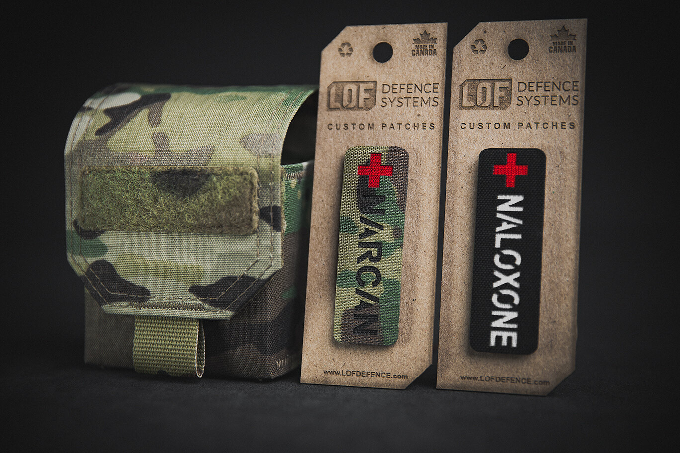 Double NARCAN Medical Pouch - Made In Canada | LOF Defence