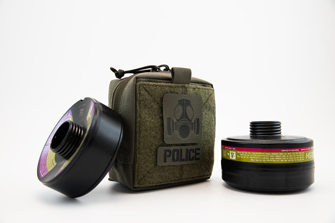 40mm CBRN Gas Mask Filter Pouch | LOF Defence