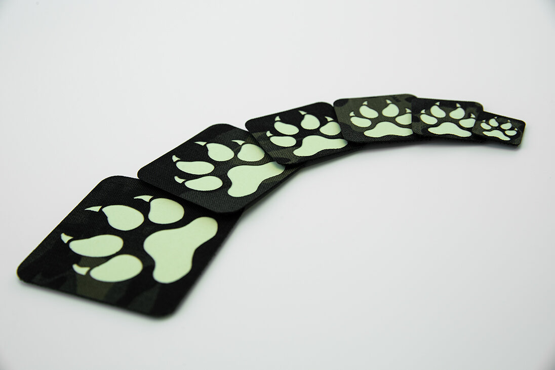 Tactical K9 PAW Patches - Custom Colours & Sizes | LOF Defence