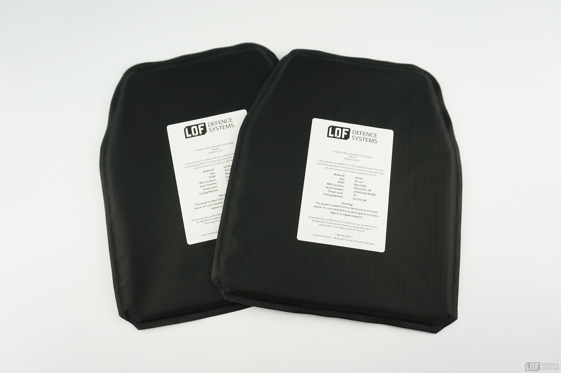 GX Series Ballistic Soft Armour Plate Carrier Backers | LOF Defence
