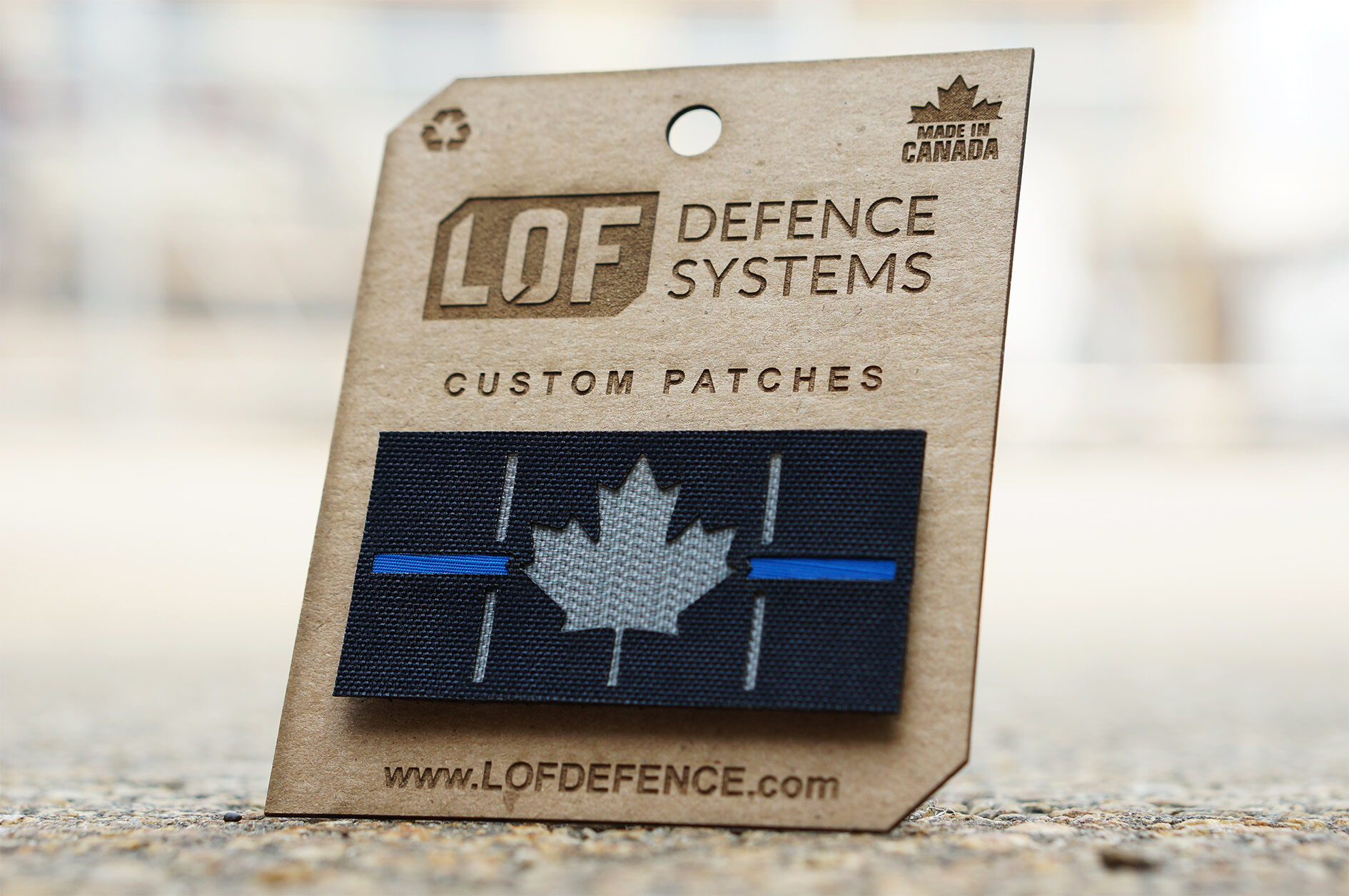 Canadian Thin Blue Line Patch – LE Tactical Morale Patch | LOF Defence