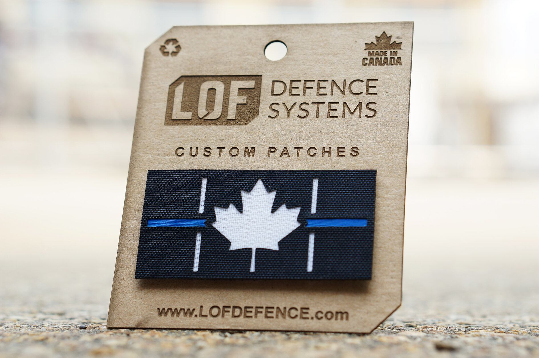Canadian Thin Blue Line Patch – LE Tactical Morale Patch | LOF Defence